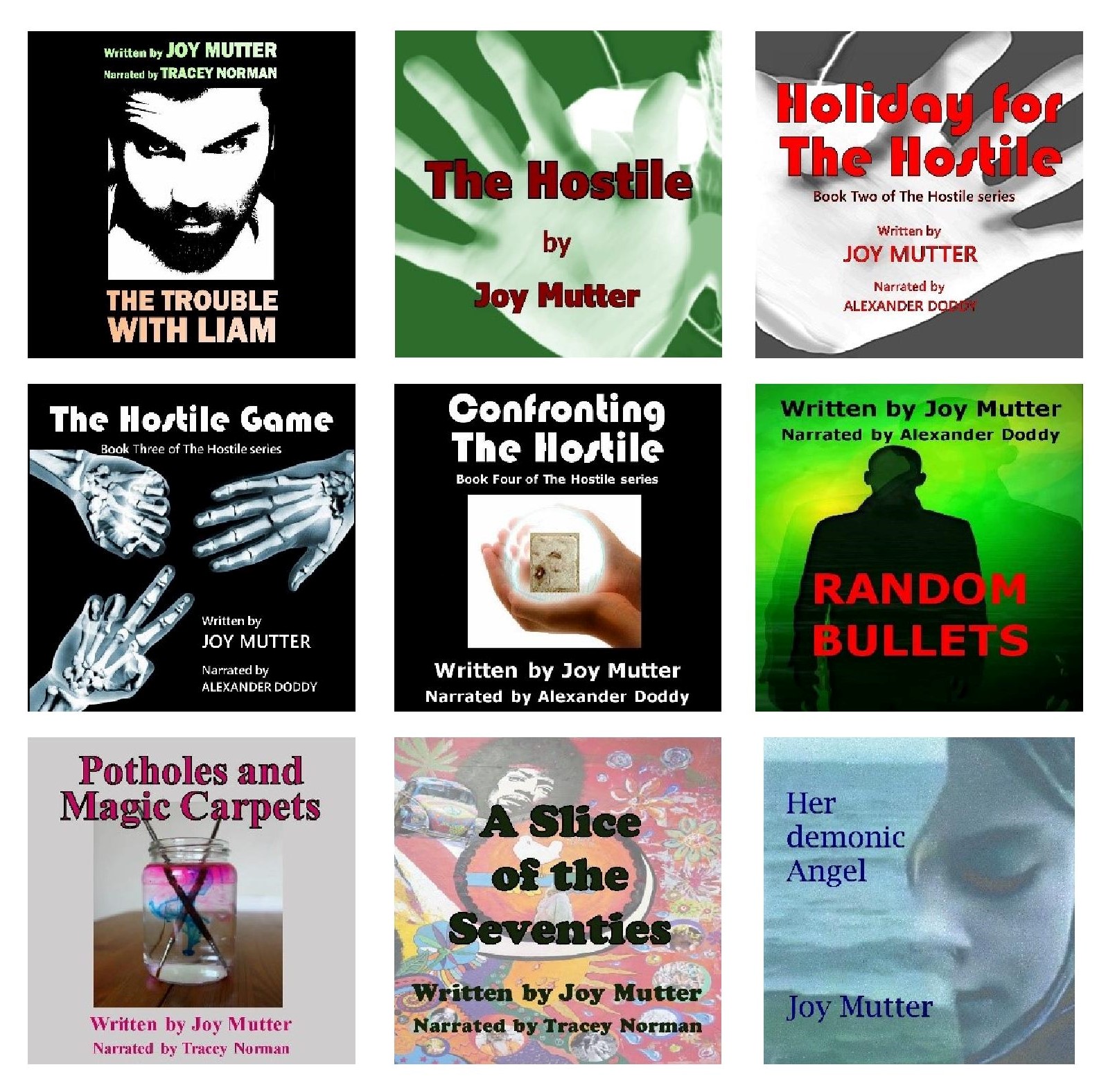 Joy Mutter, author – Author of Random Bullets , The Hostile, Holiday ...
